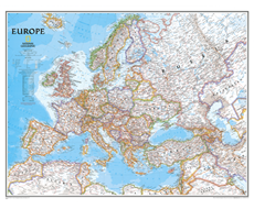 Politické mapy Evropy | Nástěnné mapy.cz