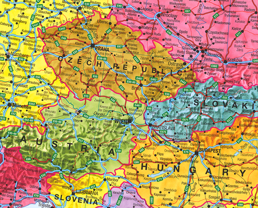 Politická nástěnná mapa Evropy CE4300 – 2. jakost | nastennemapy.cz