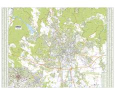 Mapy Brna | Nástěnné mapy.cz